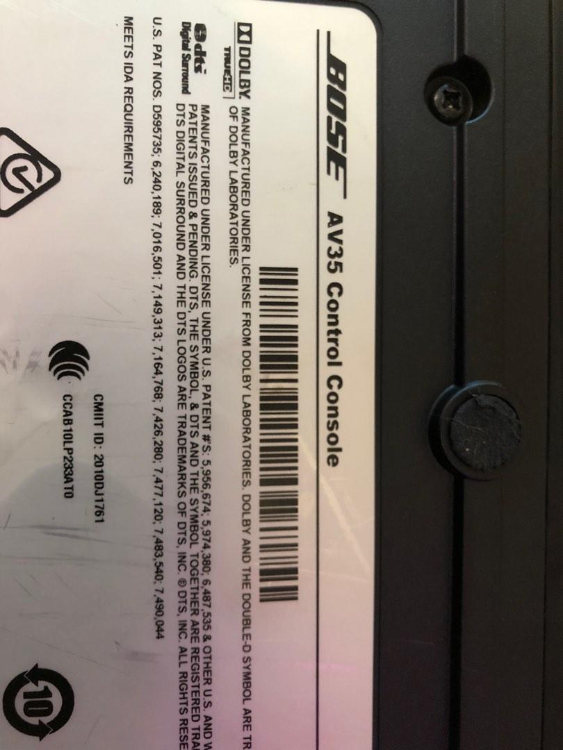 Bose console AV35 control, Audio, Soundbars, Speakers & Amplifiers on Carousell