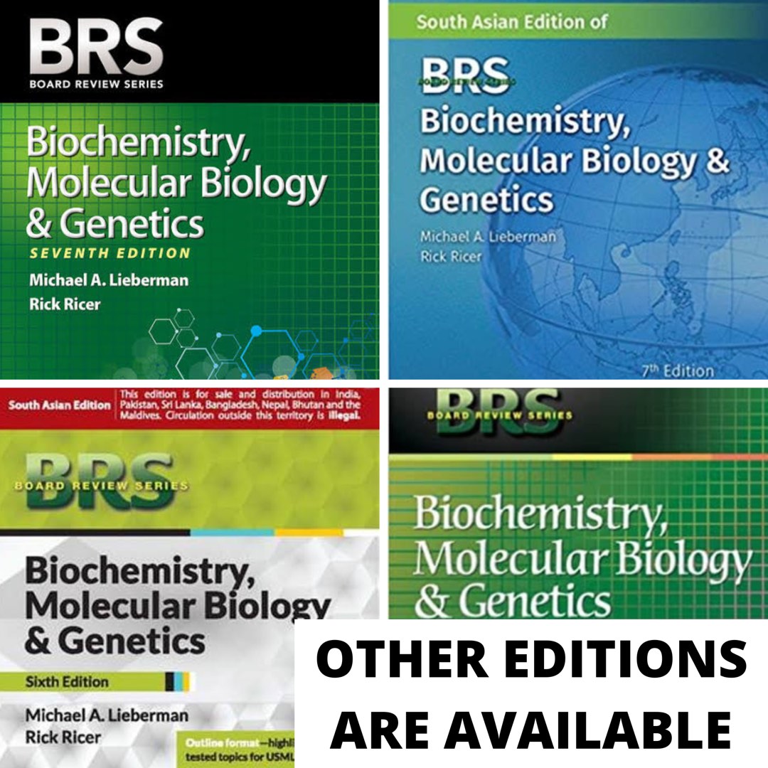 BRS | Biochemistry, Molecular Biology and Genetics | Board Review ...