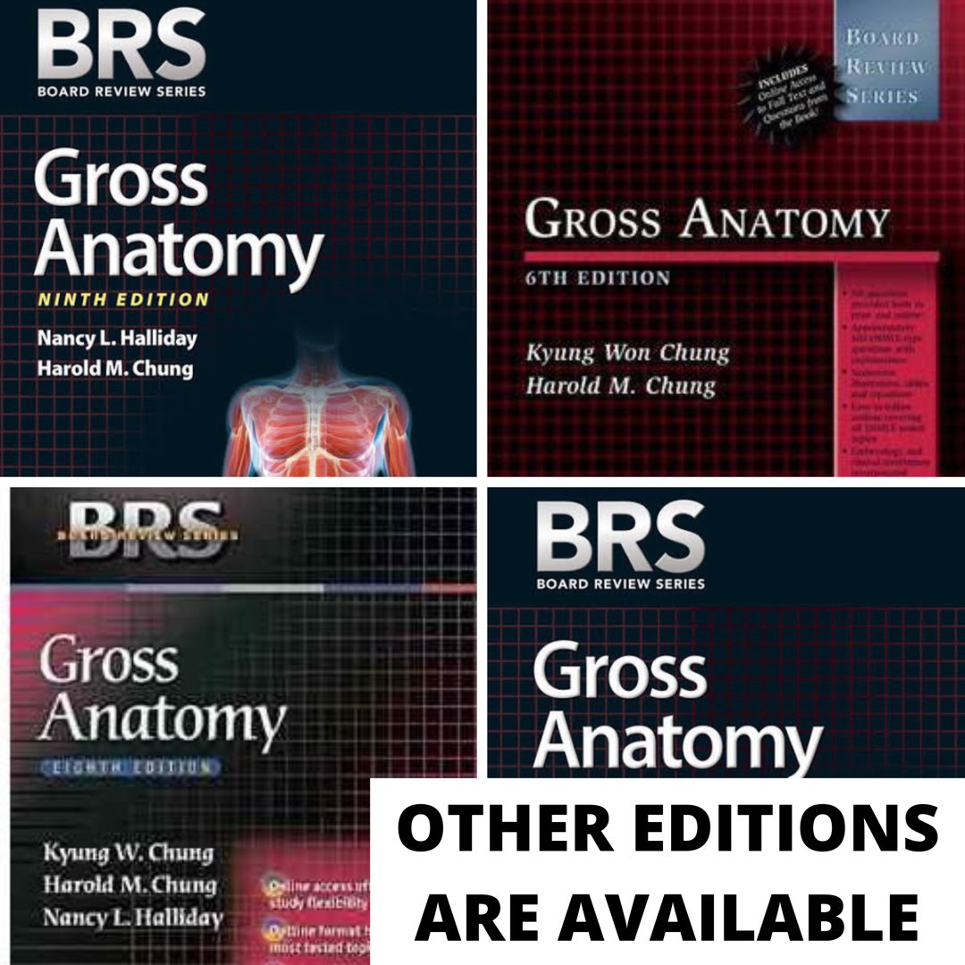 BRS | Gross Anatomy | Board Review Series, Hobbies & Toys, Books & Magazines, Textbooks on Carousell