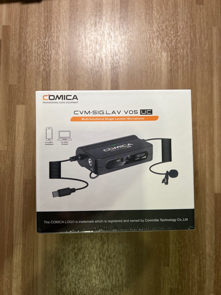 Budget USB-C Lavalier Mic - Comica CVM SIG LAV V05, Audio, Microphones ...