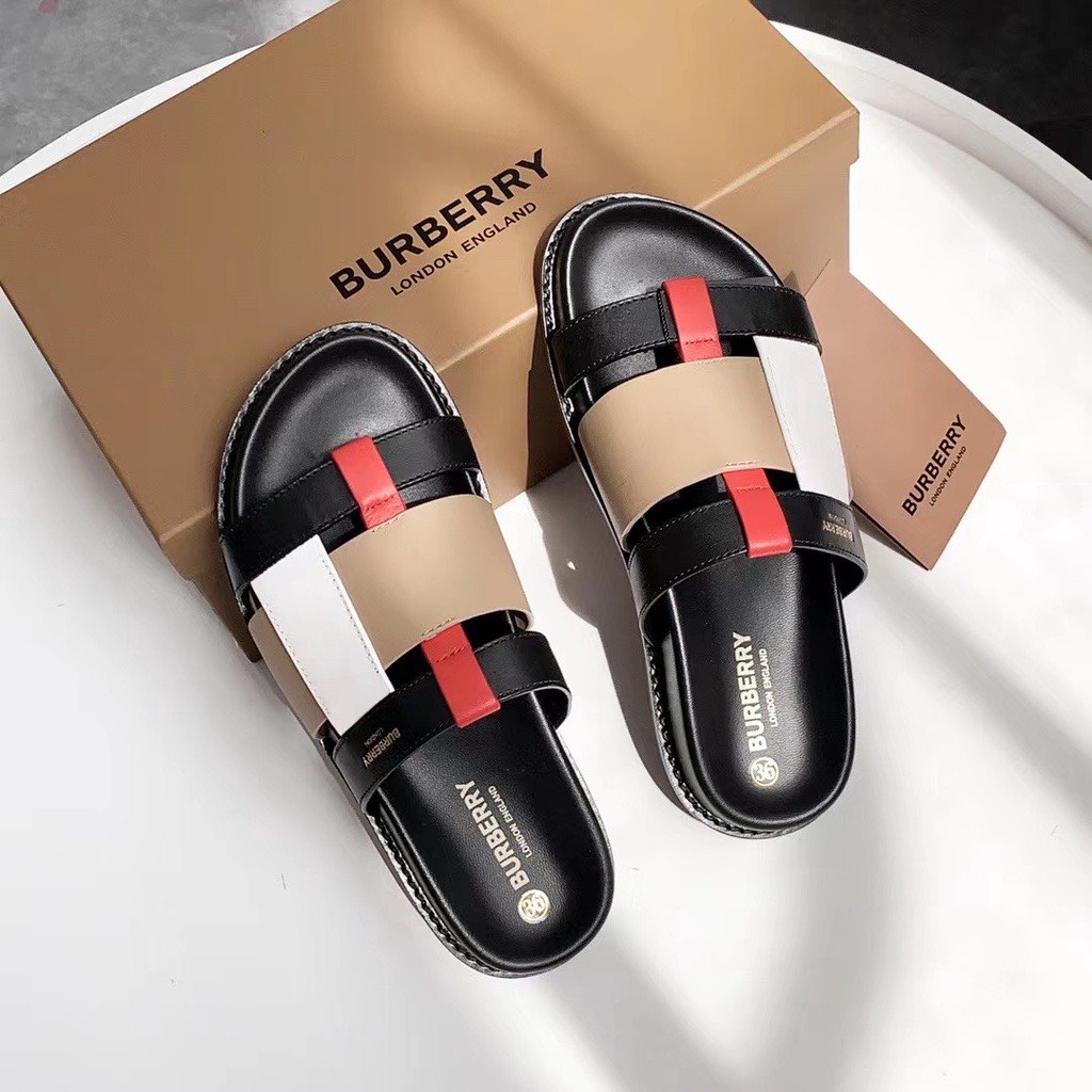 Burberry Slides Slippers, Women's Fashion, Footwear, Slippers and ...