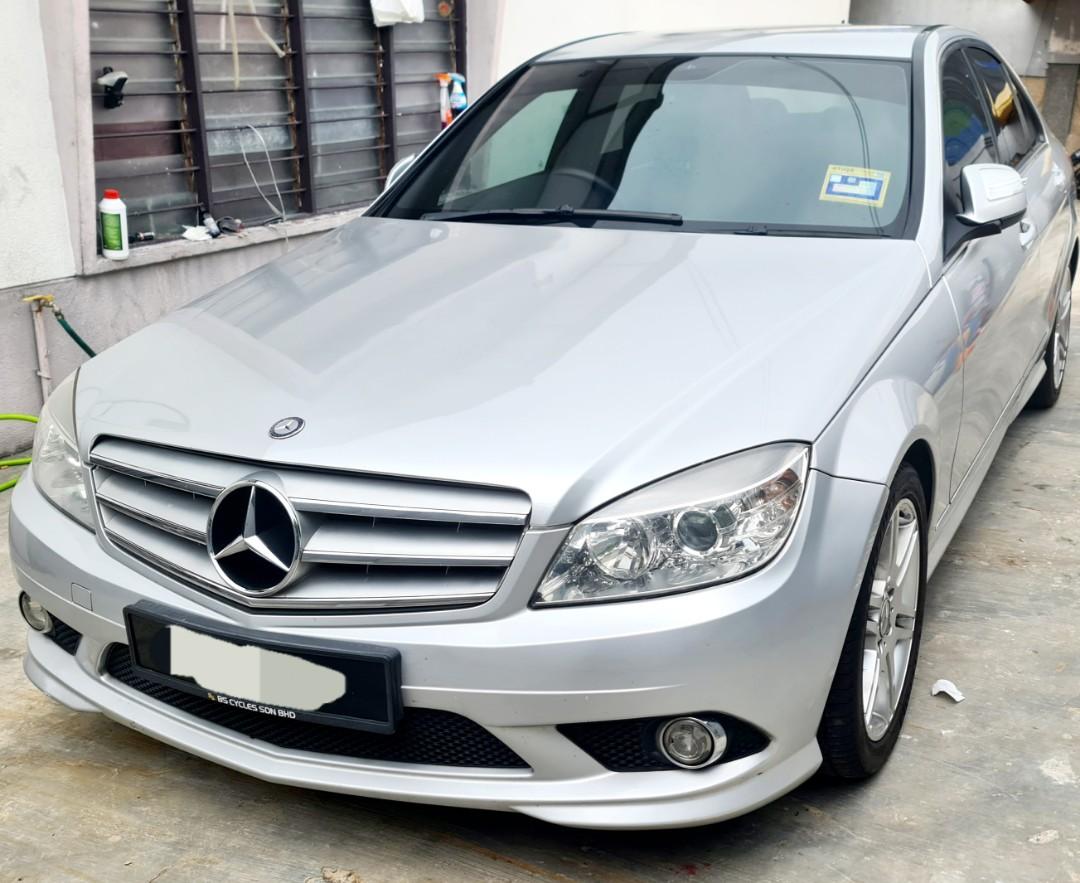 C200 AMG black edition, Cars, Cars for Sale on Carousell