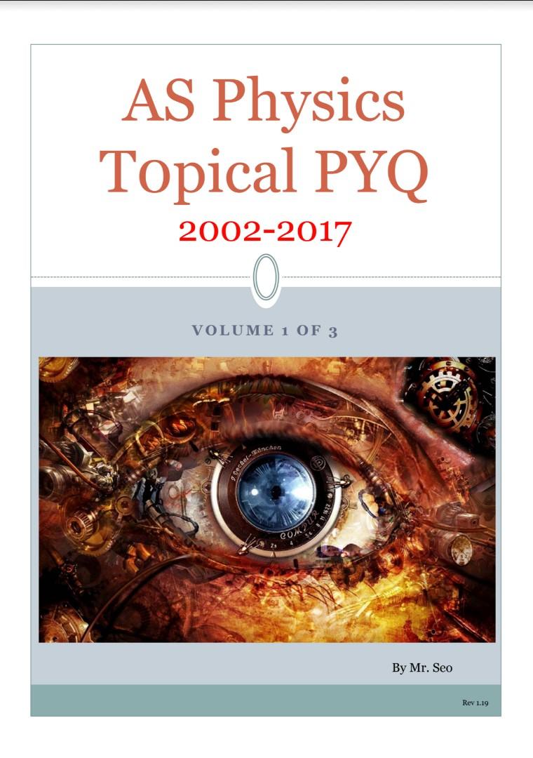 CAIE Physics AS Level Topical Past Year Questions, Hobbies & Toys ...