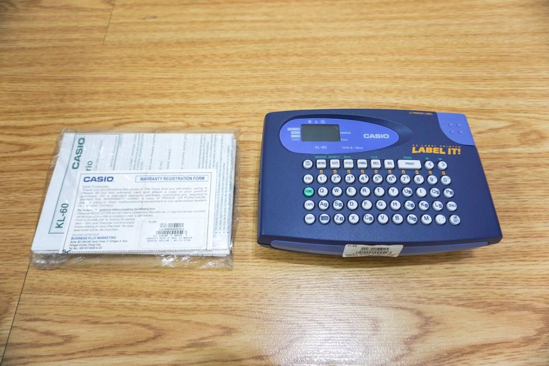 Casio EZ Label Printer, Hobbies & Toys, Stationary & Craft, Stationery ...