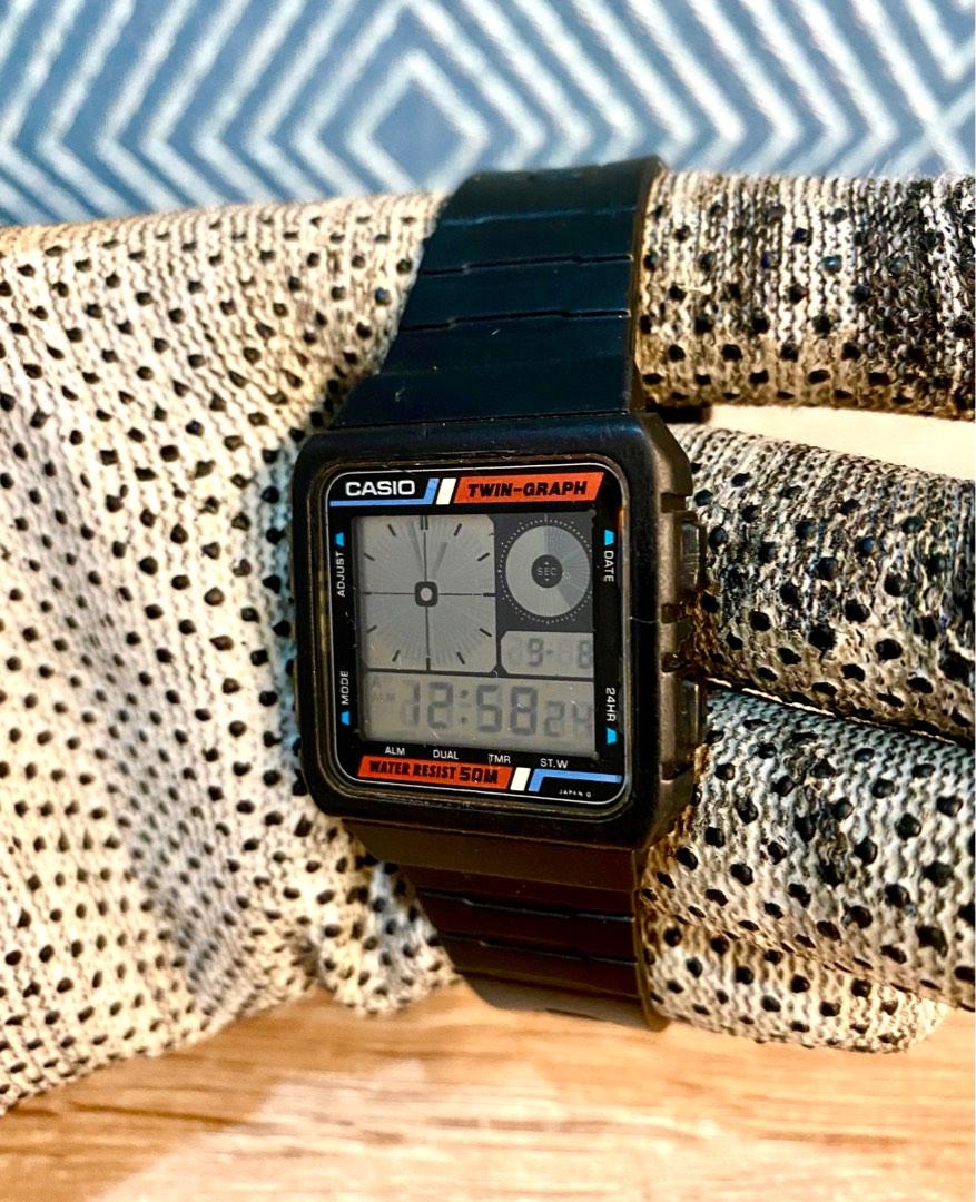 Casio Twin Graph, Men's Fashion, Watches & Accessories, Watches on ...