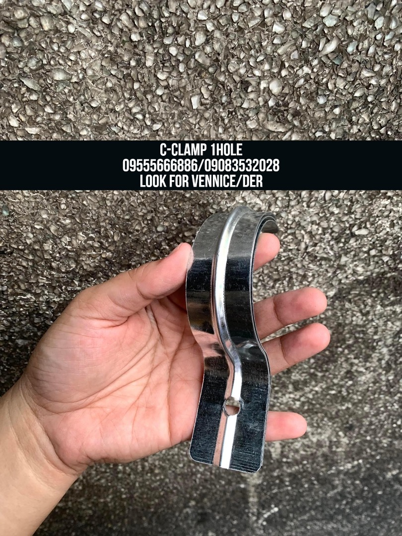 C-clamp 1hole, Commercial & Industrial, Construction Tools & Equipment ...