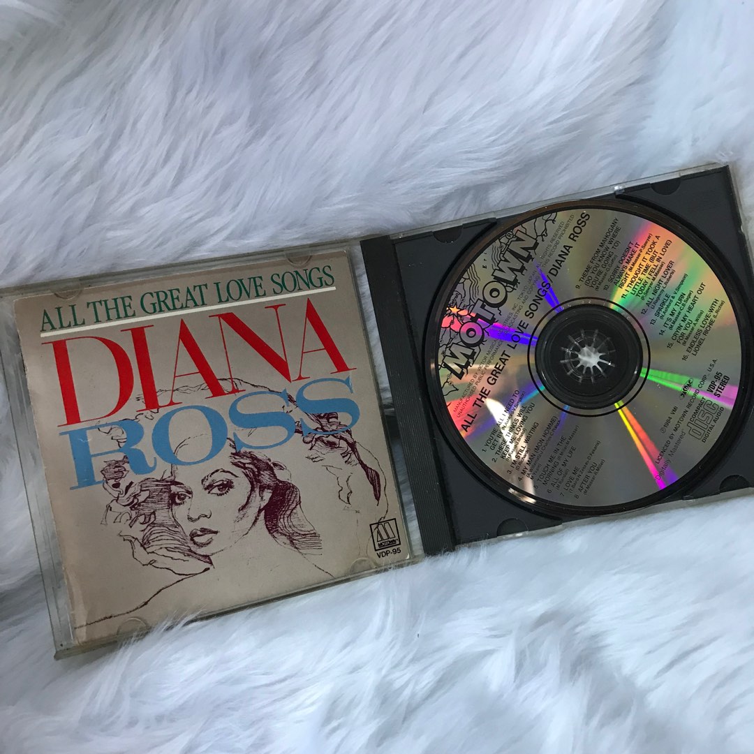CD "All the great love songs" - Album by Diana Ross, Hobbies & Toys ...