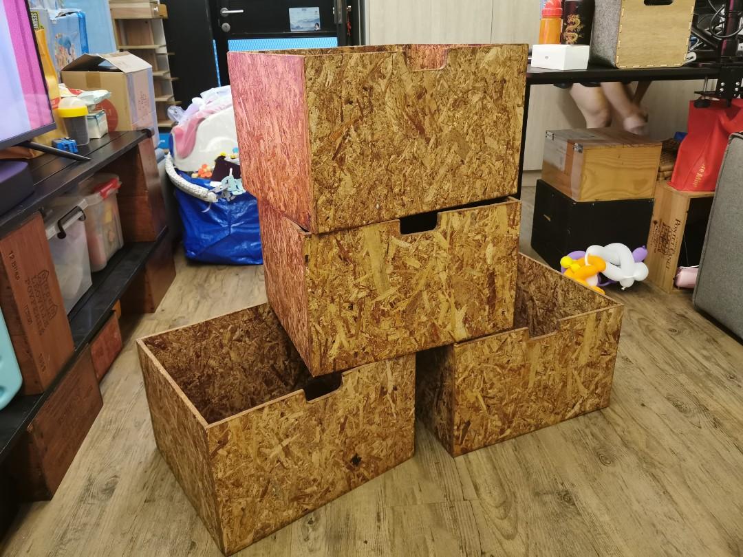 Chipboard boxes, Furniture & Home Living, Home Improvement ...