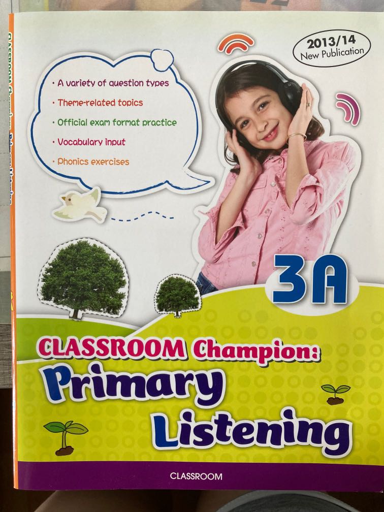 Classroom champion primary listening 3A, 興趣及遊戲, 書本 & 文具, 小朋友書 - Carousell