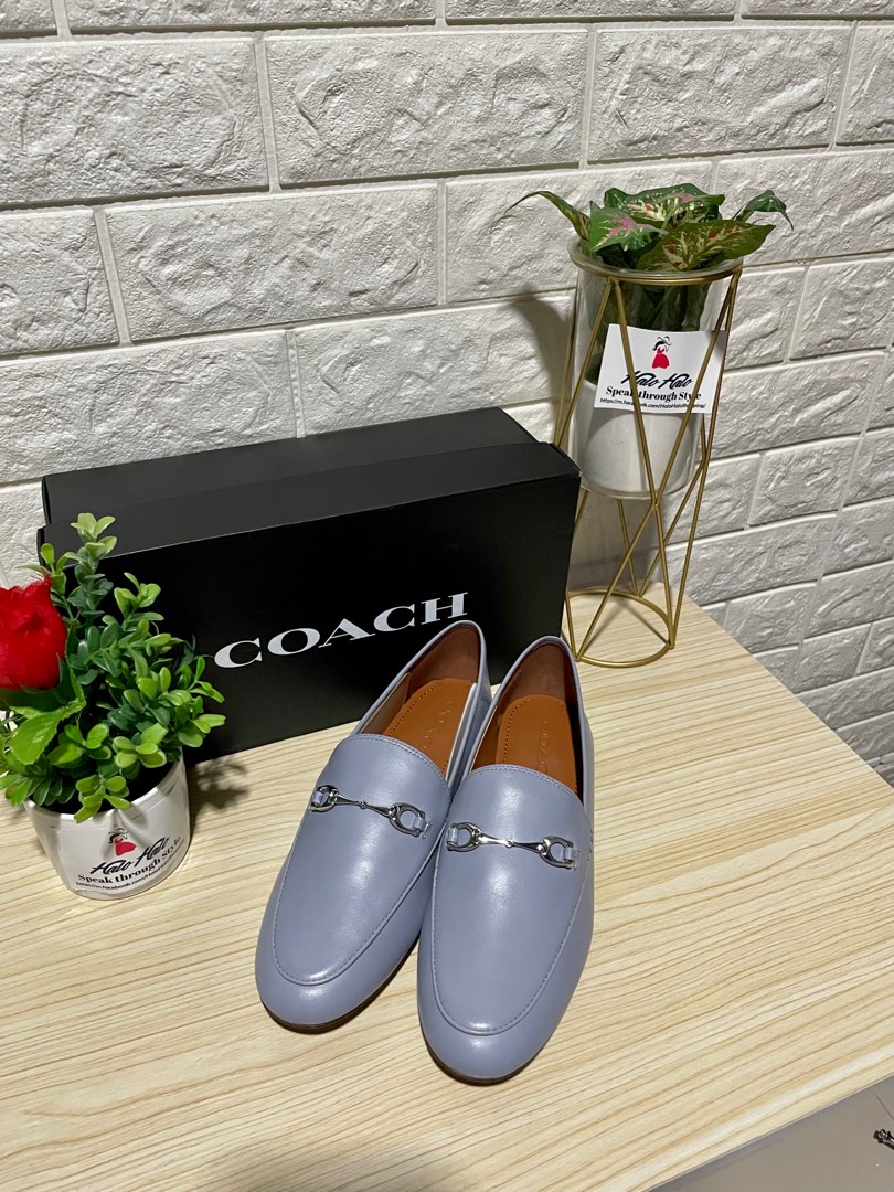 COACH Haley Loafer Twilight Size 7, Women's Fashion, Footwear, Loafers ...