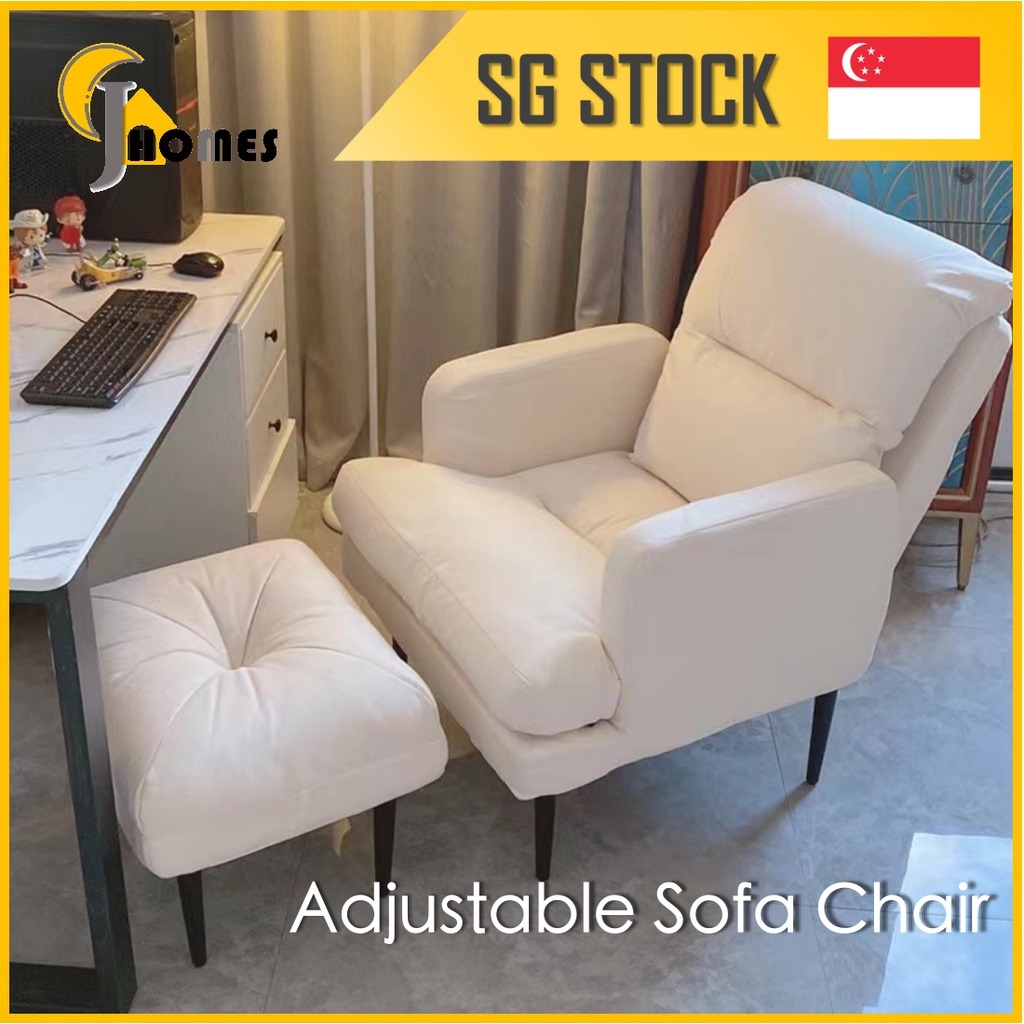 Computer Sofa Arm Chair Lazy Sofa Bedroom Chair Study Reclining Chair ...