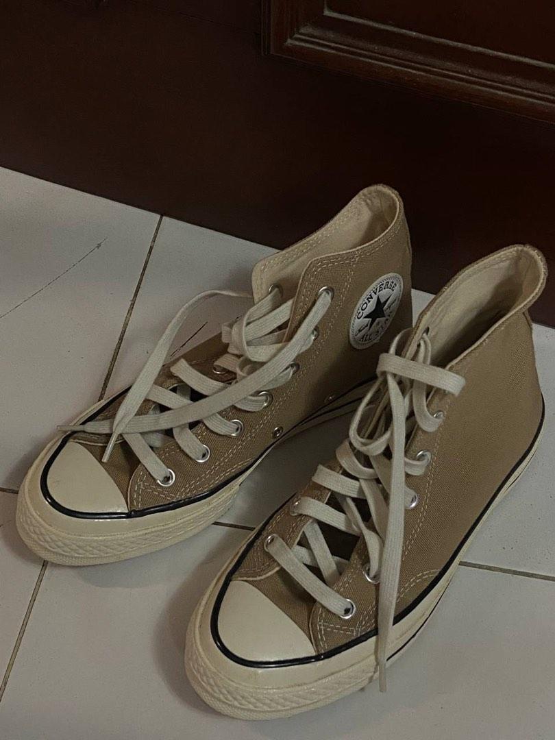 converse chuck 70 high cut tan, Women's Fashion, Footwear, Sneakers on ...