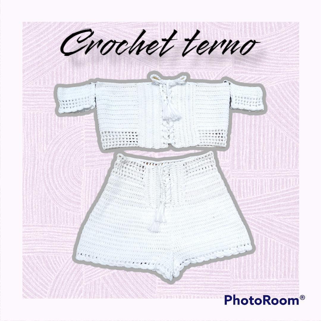Coordinates Sets Terno Crochet Customize Bag, Women's Fashion, Dresses ...