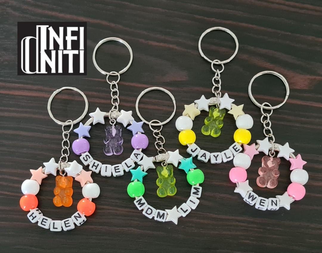 Customise Keychain Name, Hobbies & Toys, Stationery & Craft, Handmade ...