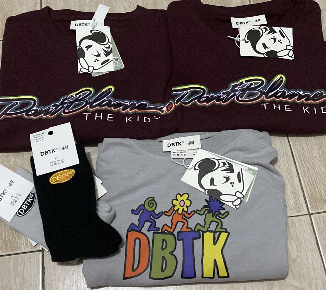DBTK x H&M, Men's Fashion, Tops & Sets, Tshirts & Polo Shirts on Carousell
