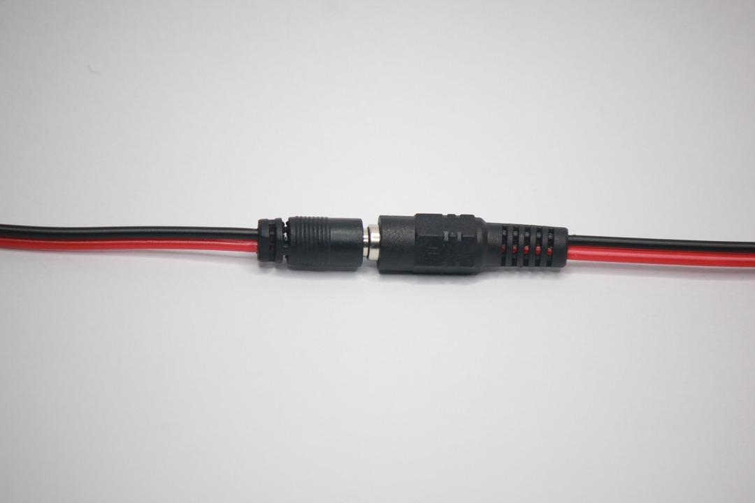 DC PLUG MALE 12V 18AWG 5A, PIGTAIL MALE, with FREE DC FEMALE 12V POWER ...