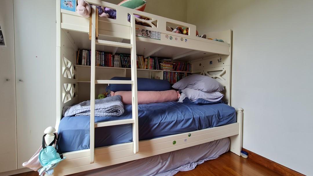 Double Decker Bad Frames, Furniture & Home Living, Furniture, Bed ...
