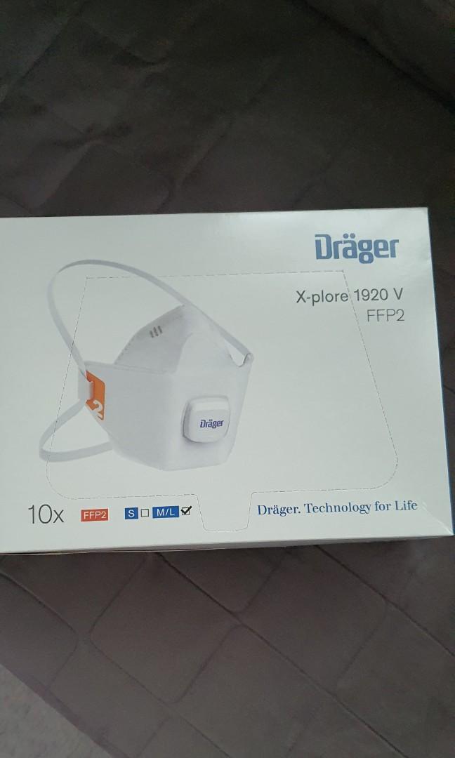 Drager mask, Health & Nutrition, Face Masks & Face Shields on Carousell