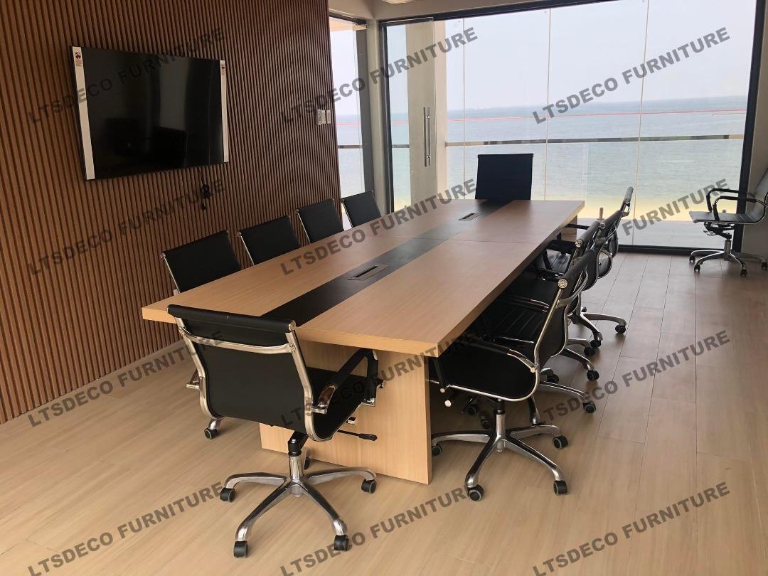Elegant Conference Table workstation and furniture office partition ...
