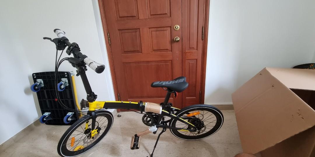 ELEMENT ECOSMO Z9 451 B2W Bike to Work Folding Bicycle, Sports ...