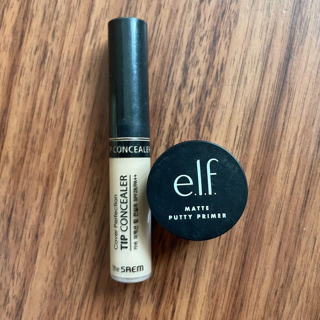 Elf Putty Prime & Saem Concealer, Beauty & Personal Care, Face, Makeup ...