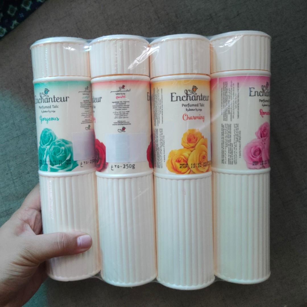 Enchanteur Fragrance Powder, Beauty & Personal Care, Bath & Body, Body ...