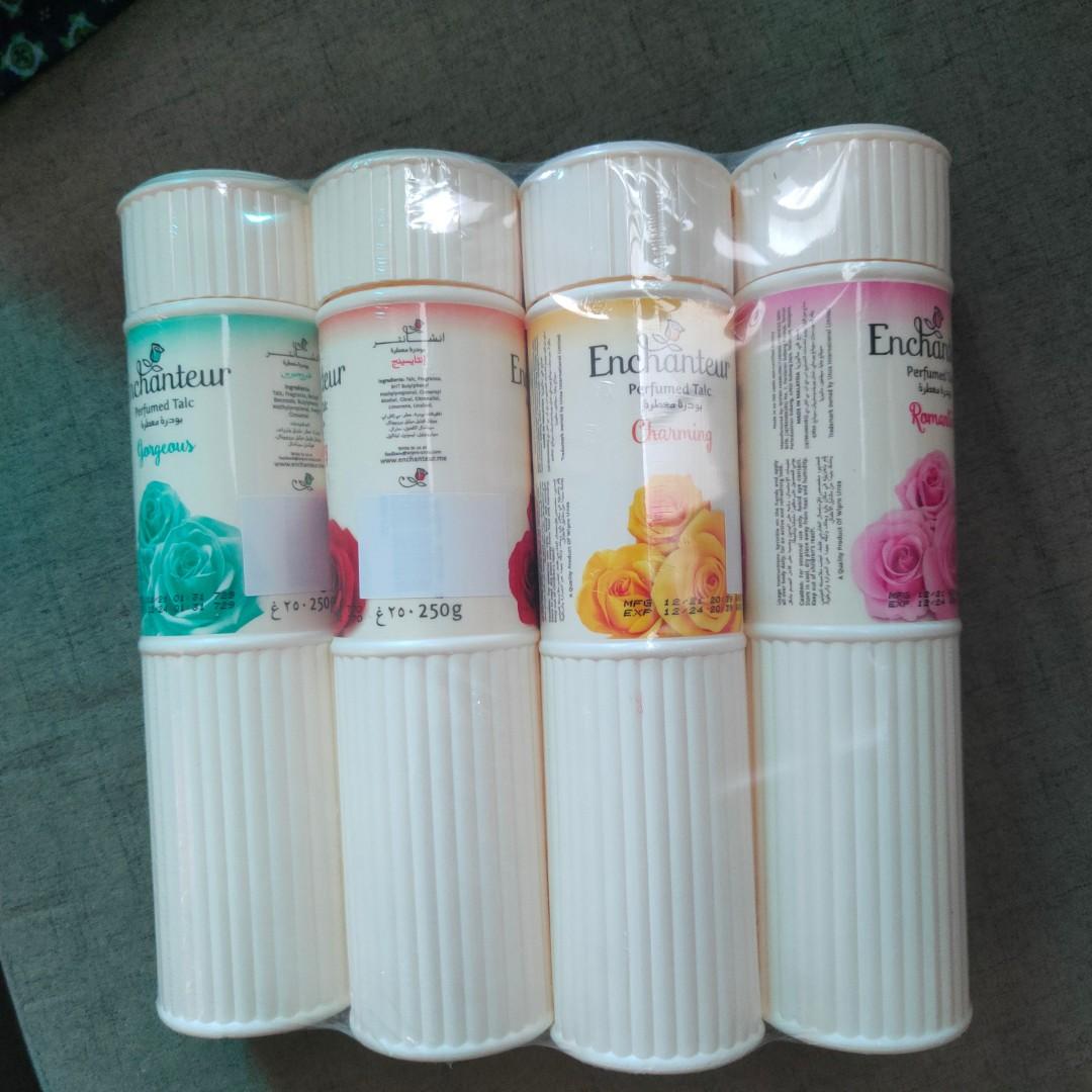 Enchanteur Fragrance Powder, Beauty & Personal Care, Bath & Body, Body ...