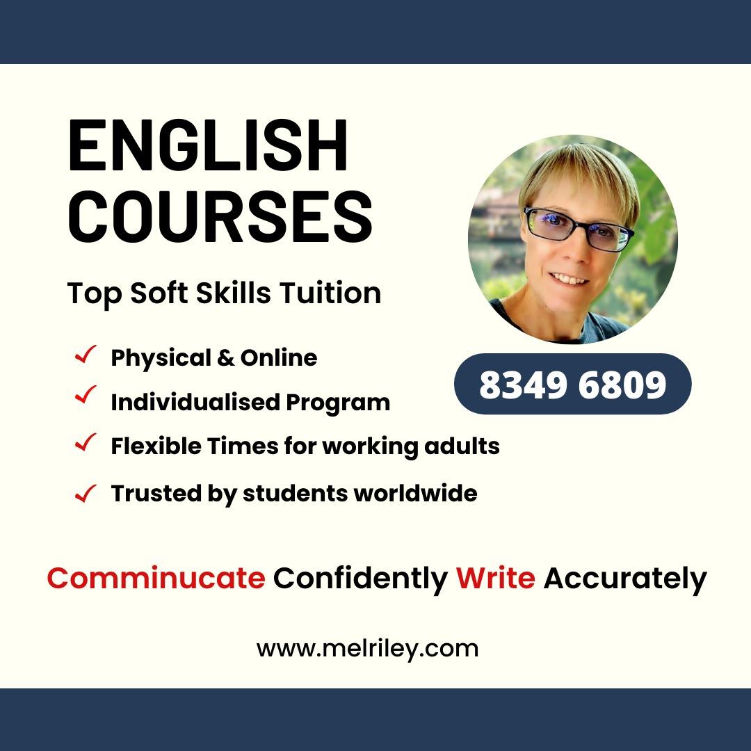 English Tuition for Adult ~ Native English Tutor Language Teacher ...