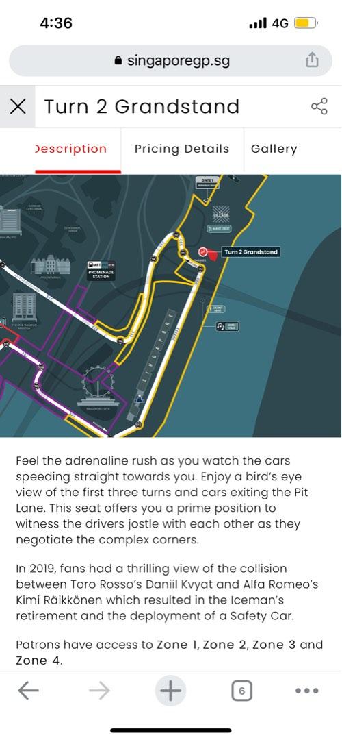 F1 ticket (Friday) - Turn 2 grandstand , Tickets & Vouchers, Event ...