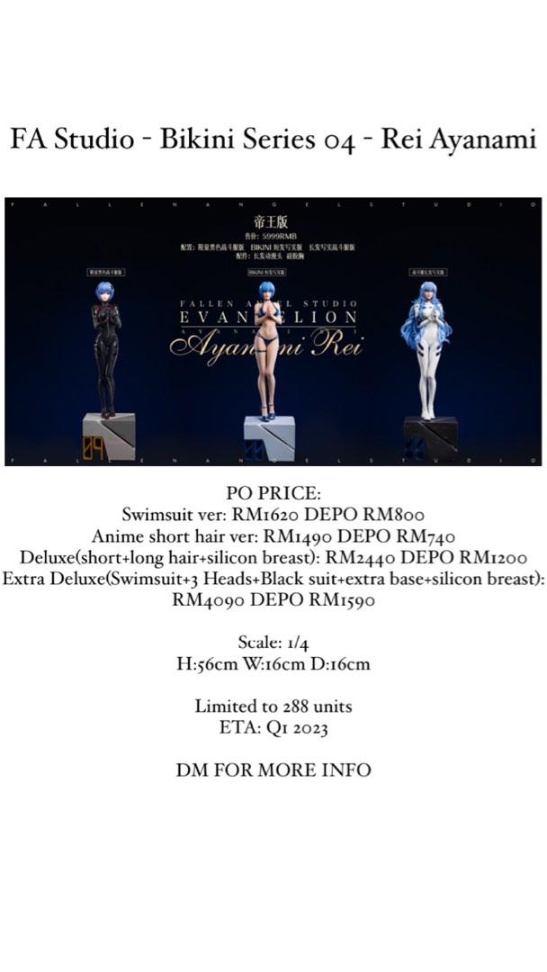 FA Studio - Bikini Series 04 - Rei Ayanami, Hobbies & Toys, Toys ...