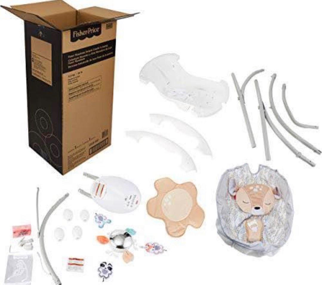 Fisher-Price Fawn Meadows Deluxe Cradle 'n Swing, dual motion baby ...