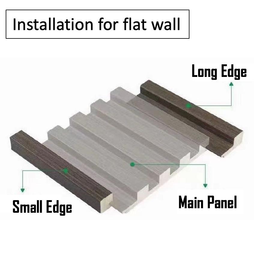 Fluted Wall Panel Decoration with Artificial Moss Wall Art/Artificial ...