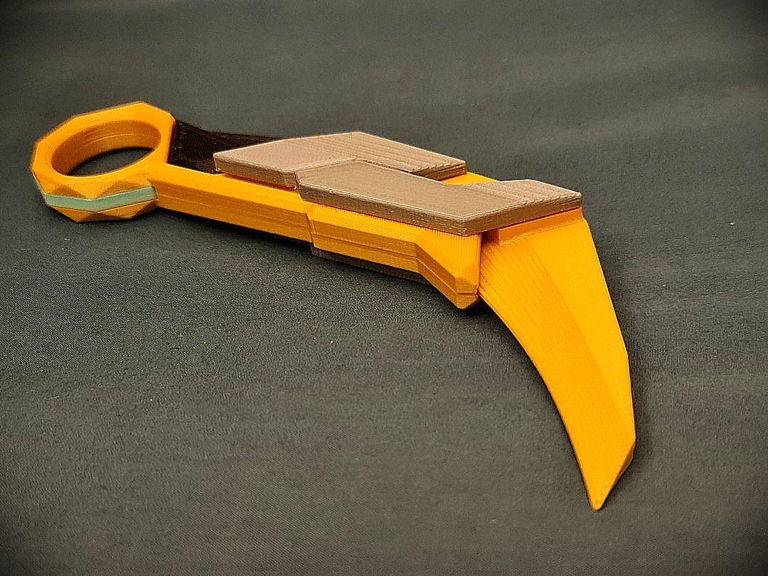 Foldable Valorant Karambit Prime 2.0, Hobbies & Toys, Toys & Games on ...
