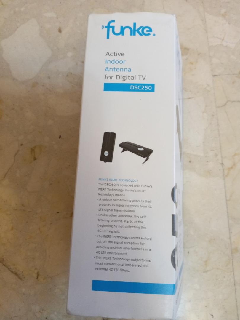 Funke DSC - 250 Indoor Antenna for Digital TV, TV & Home Appliances, TV ...