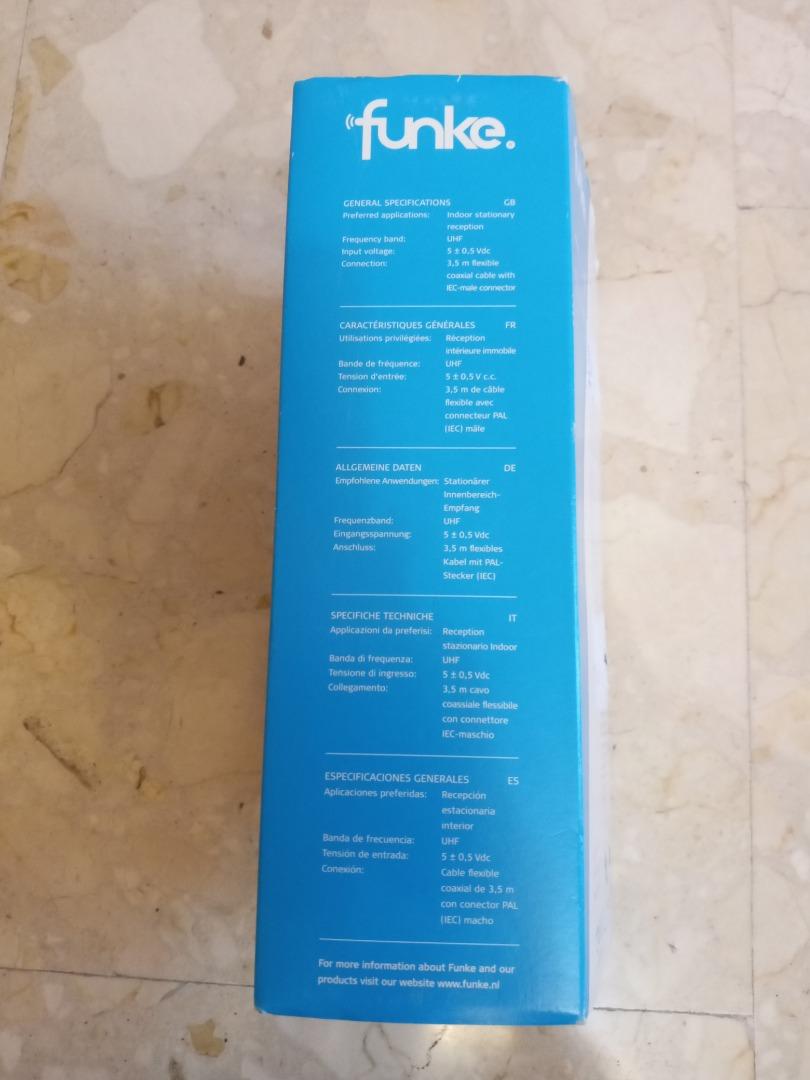 Funke DSC - 250 Indoor Antenna for Digital TV, TV & Home Appliances, TV ...