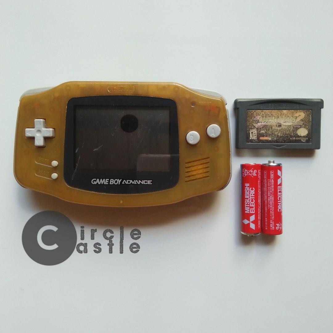 Gameboy Advance AGB-001 Glacier White comes with Advance Wars 2: Black Hole Rising, Video Gaming ...