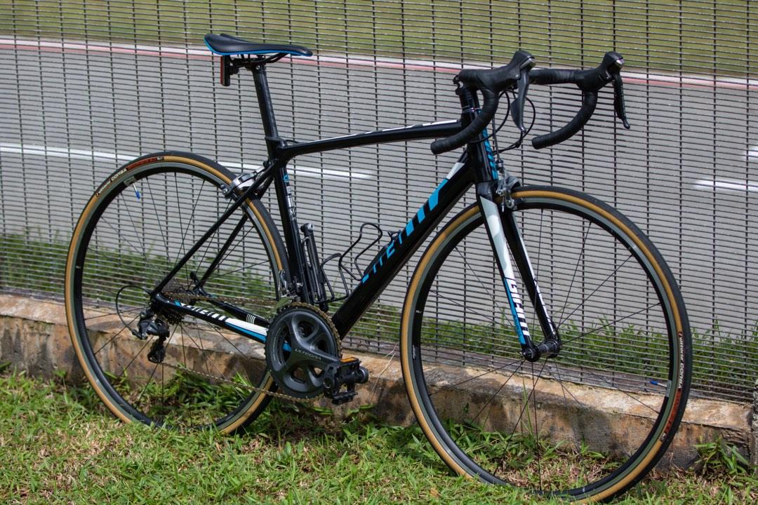 Giant TCR SLR 1 2017 with Full Ultegra, Sports Equipment, Bicycles & Parts, Bicycles on Carousell