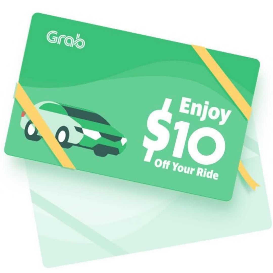 Grab Transport $10 voucher, Tickets & Vouchers, Vouchers on Carousell