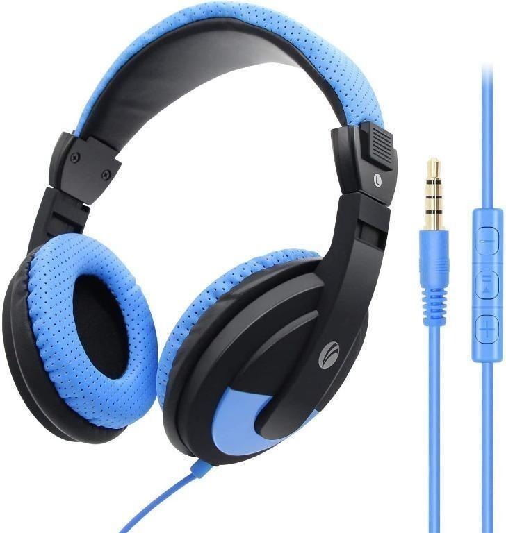 H3043 VCOM Wired Over Ear Headset 150g Super Light, 1.8M Cord Surround ...