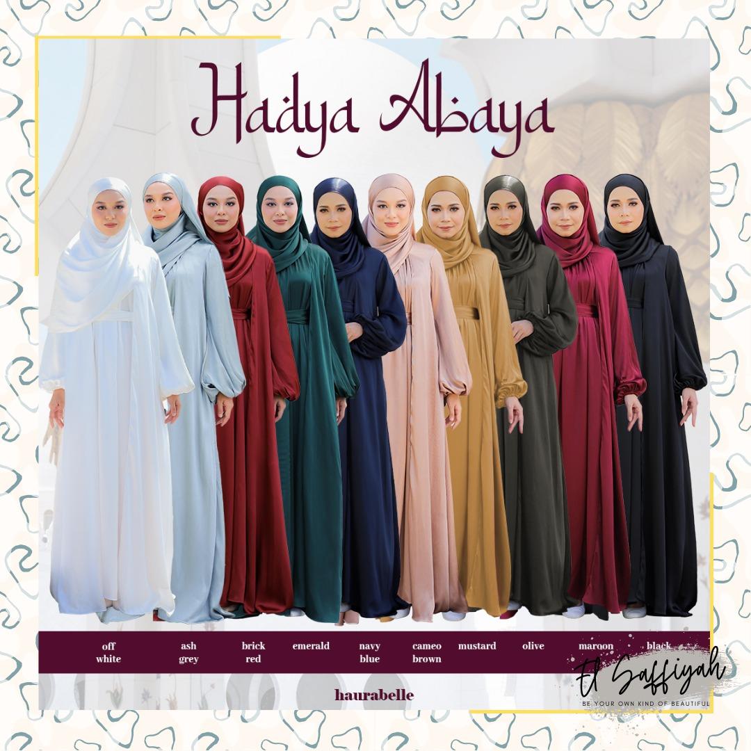 HADYA ABAYA, Women's Fashion, Muslimah Fashion, Kaftans & Jubahs on ...