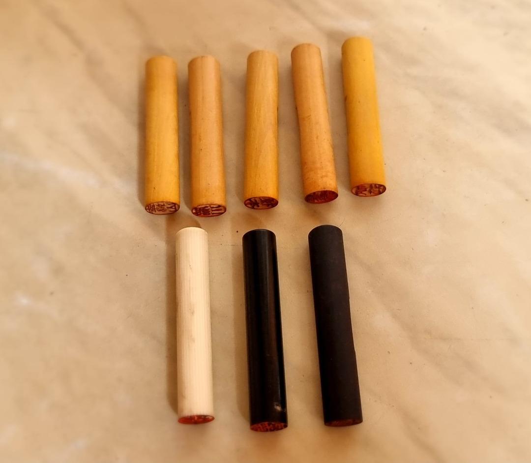 HANKO - WOOD & IVORY, Hobbies & Toys, Memorabilia & Collectibles ...