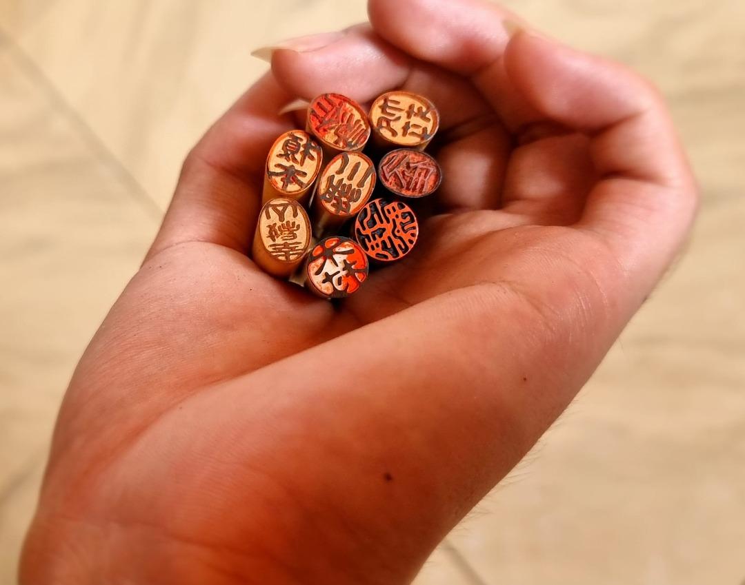 HANKO - WOOD & IVORY, Hobbies & Toys, Memorabilia & Collectibles ...