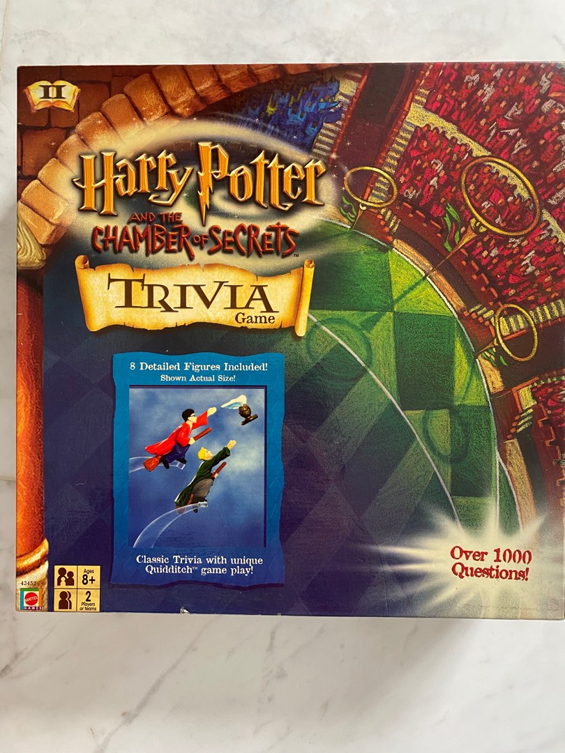 Harry Potter and the Chamber of Secrets Trivia Games, Hobbies & Toys ...