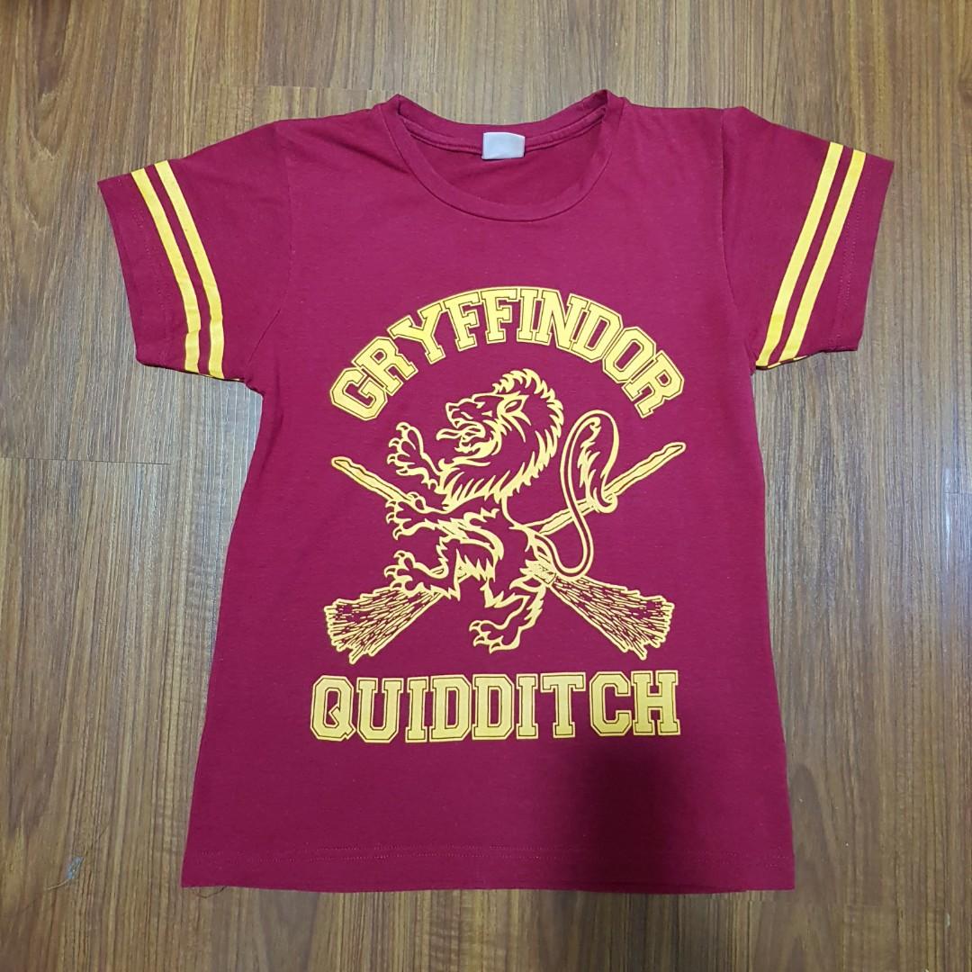 Harry Potter Gryffindor Quidditch Shirt, Women's Fashion, Tops, Shirts ...
