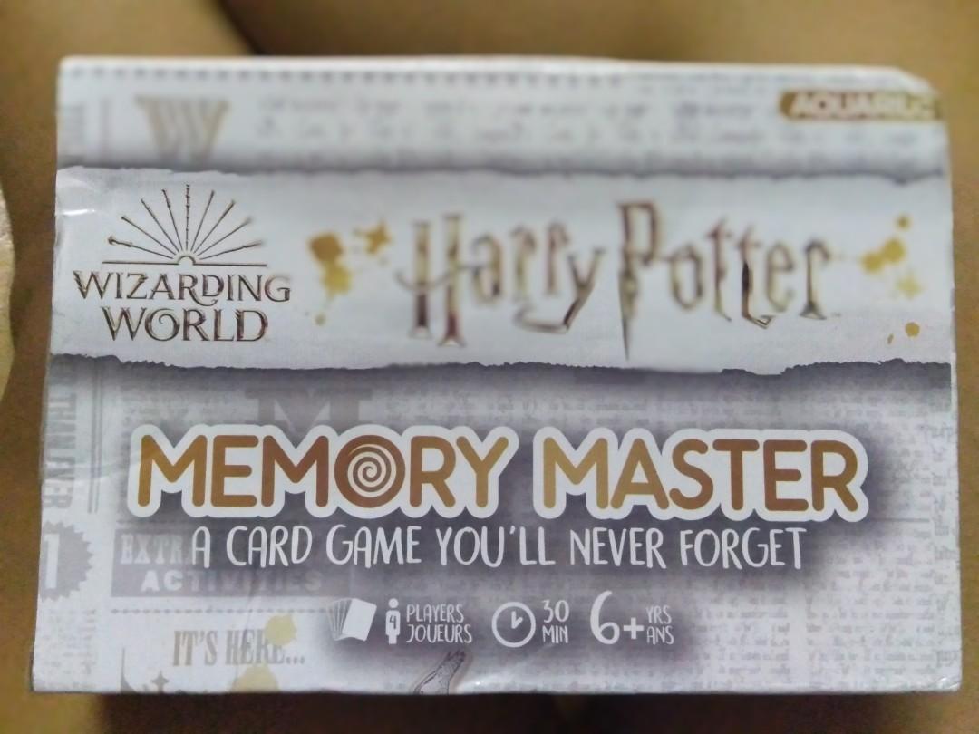 Harry Potter Memory Master Card Game, Hobbies & Toys, Toys & Games on Carousell