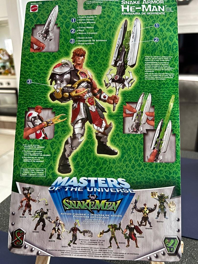 He Man He-Man Snake Armor Masters of The Universe MOTU, Hobbies & Toys ...