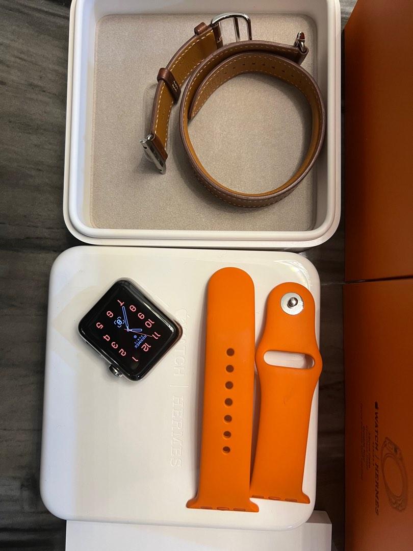 Hermes double tour 38mm FULL set (100% battery), Luxury, Watches on ...