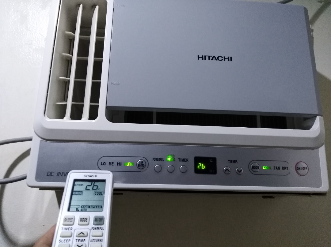 Hitachi 1 HP DC Inverter Aircon, TV & Home Appliances, Air Conditioning ...