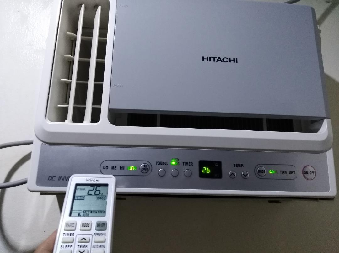 Hitachi 1 HP DC Inverter Aircon, TV & Home Appliances, Air Conditioning ...
