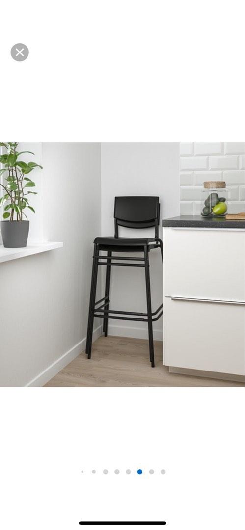IKEA Bar Stools, Furniture & Home Living, Furniture, Chairs on Carousell